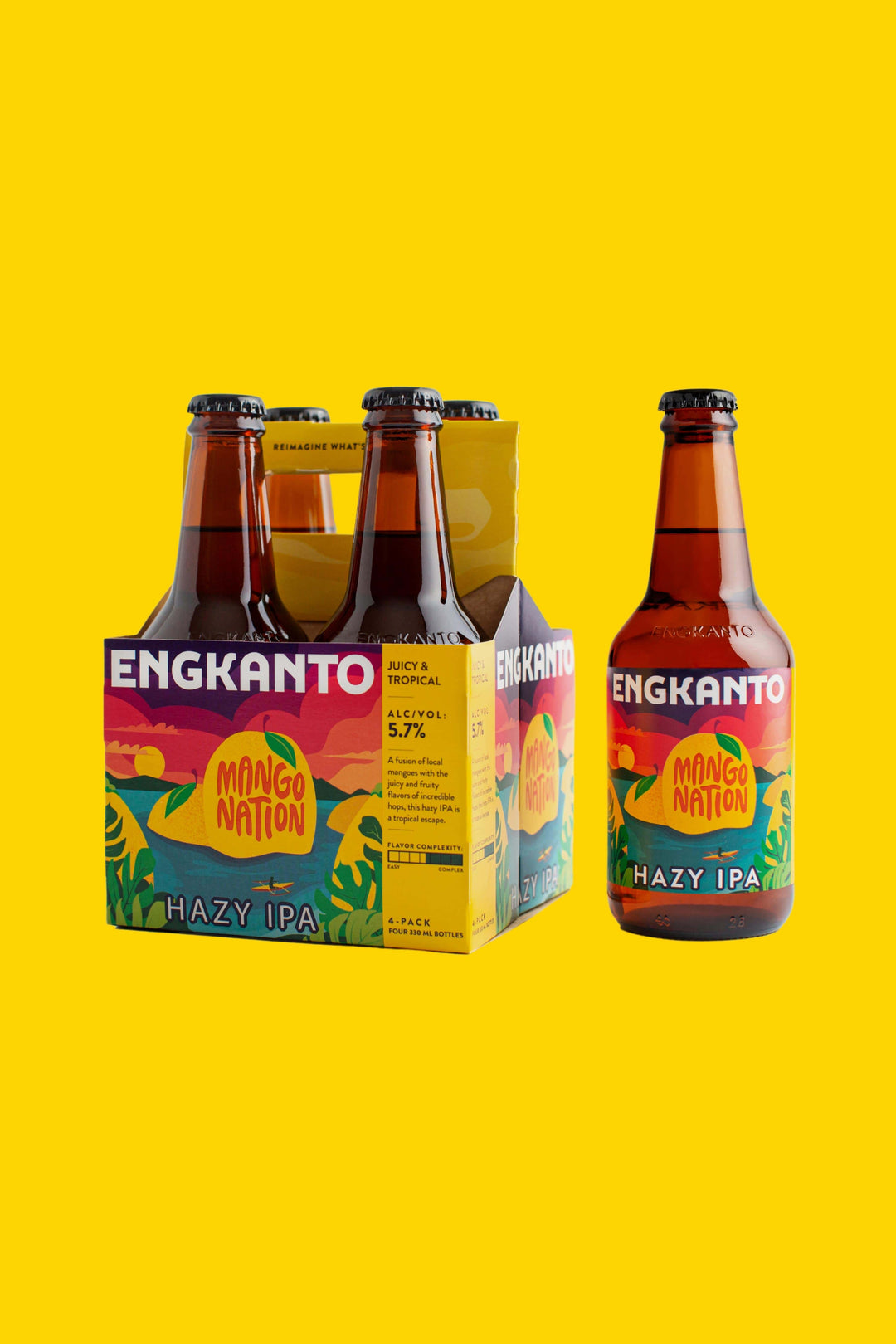 Engkanto Mango Hazy IPA | 4-Pack or 24-Pack - Same-Day Delivery in ...